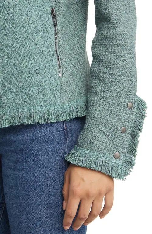 NIC+ZOE Fringe Tweed Jacket
