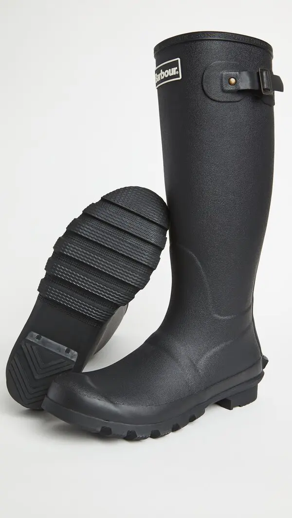 Barbour Bede Wellington Boots - Black