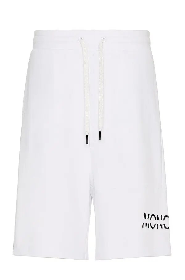 Moncler Sweat Shorts - White