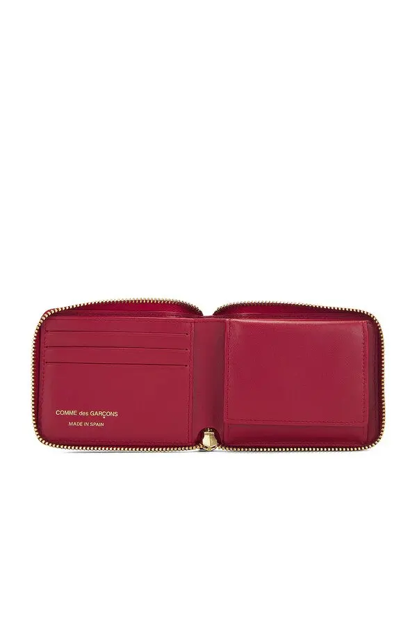 Comme Des Garçons Classic Leather Zip Wallet - Red