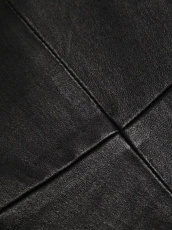 Vince Leather Slim-fit Ankle Pants