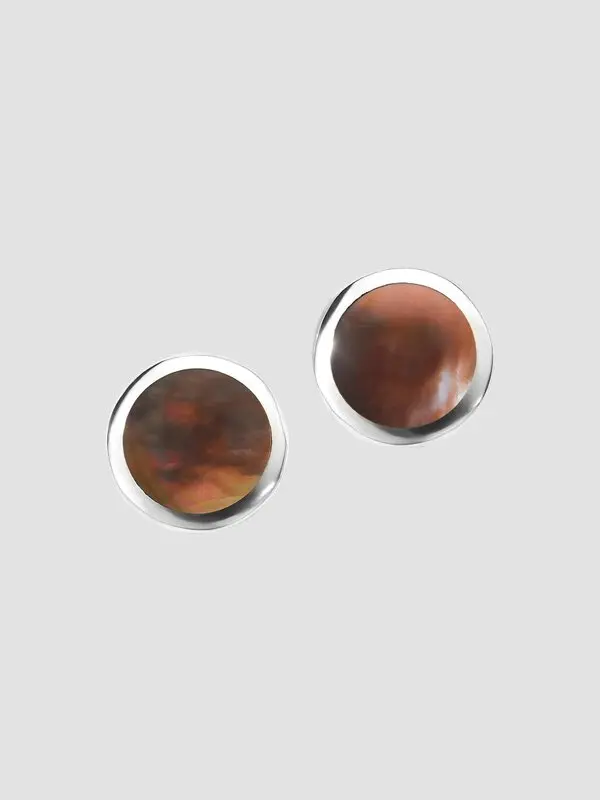 Ippolita Polished Rock Candy Sterling & Shell Stud Earrings