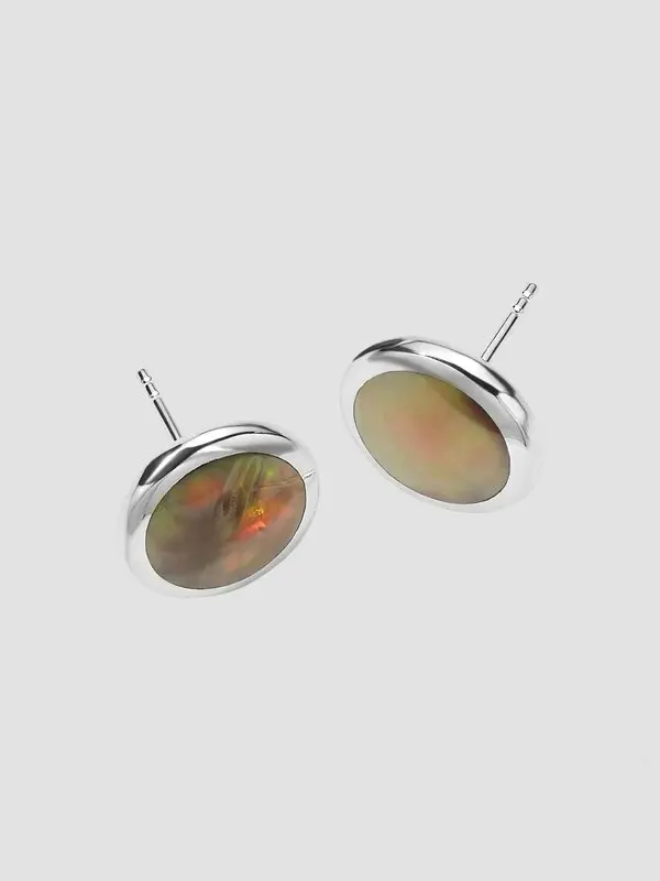Ippolita Polished Rock Candy Sterling & Shell Stud Earrings