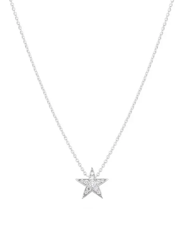 Roberto Coin Tiny Treasures 18k & 0.26 Tcw Diamond Star Necklace