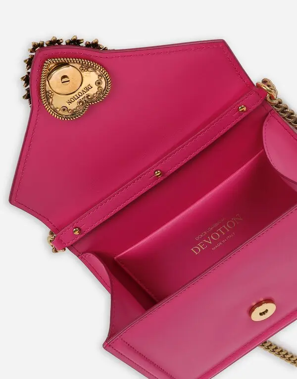 Dolce & Gabbana Small Devotion Top-handle Bag - Pink