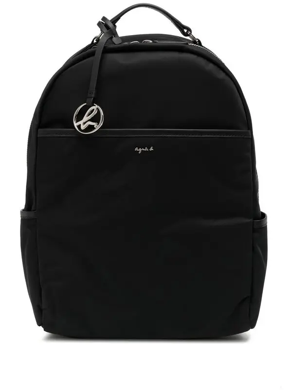 AGNÈS B. Logo-charm Zip-around Backpack