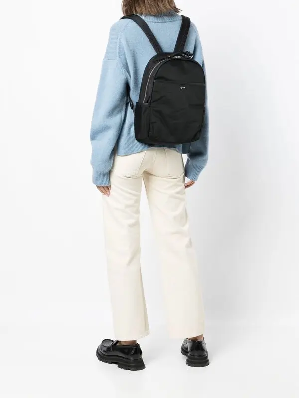 AGNÈS B. Logo-charm Zip-around Backpack