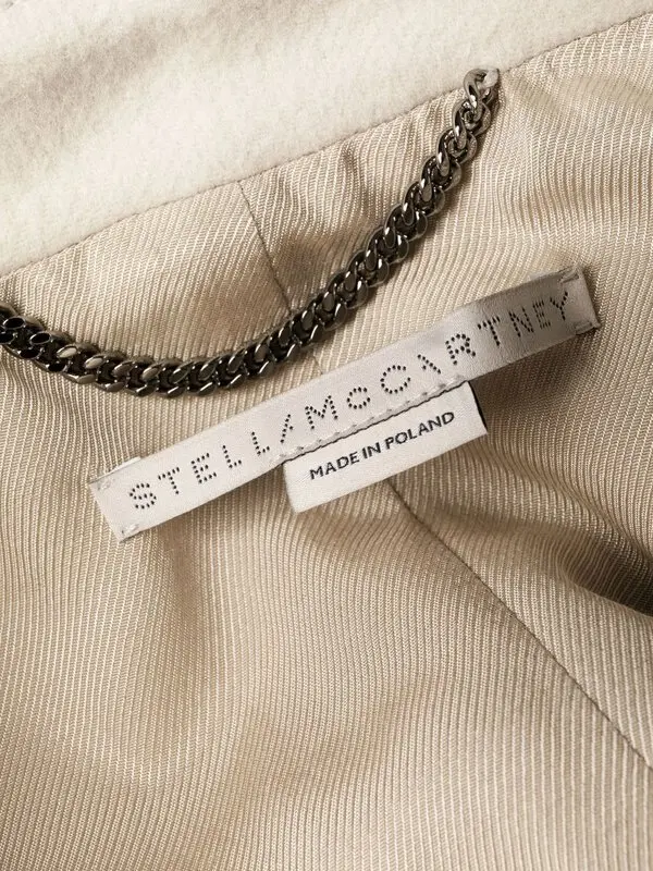 Stella McCartney Wool Double-breasted Tied-waist Coat