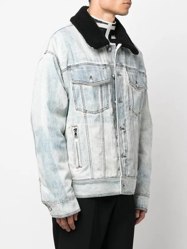 Balmain Logo-embroidered Denim Jacket
