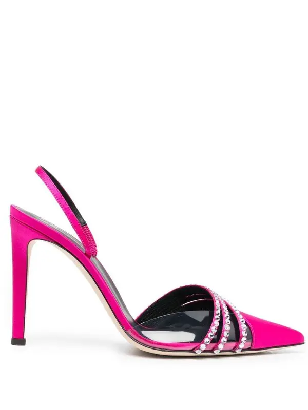 GIUSEPPE ZANOTTI Gem-embellished Heeled Pumps