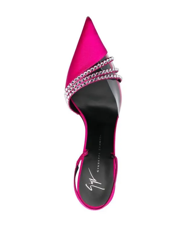 GIUSEPPE ZANOTTI Gem-embellished Heeled Pumps