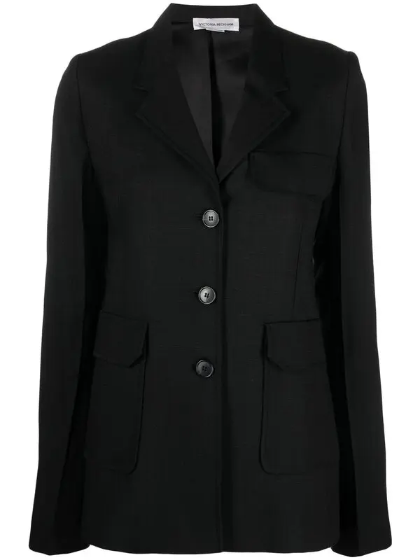 Victoria Beckham Single-breasted Tailored Blazer