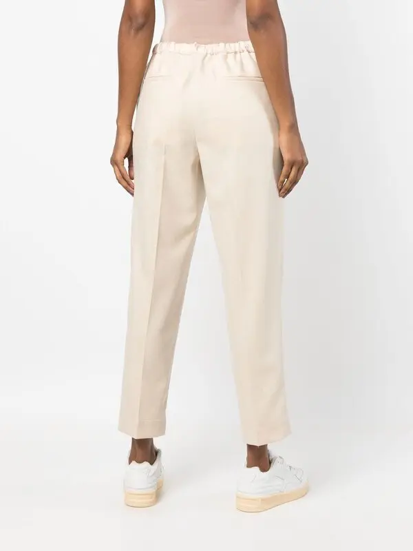 JIL SANDER Cropped Drawstring Trousers