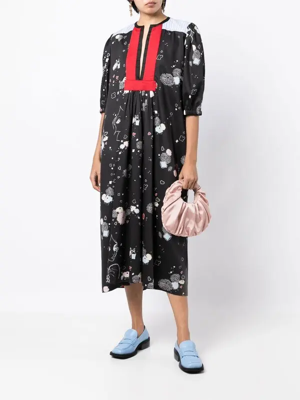 MACGRAW Betty Printed Midi Dress