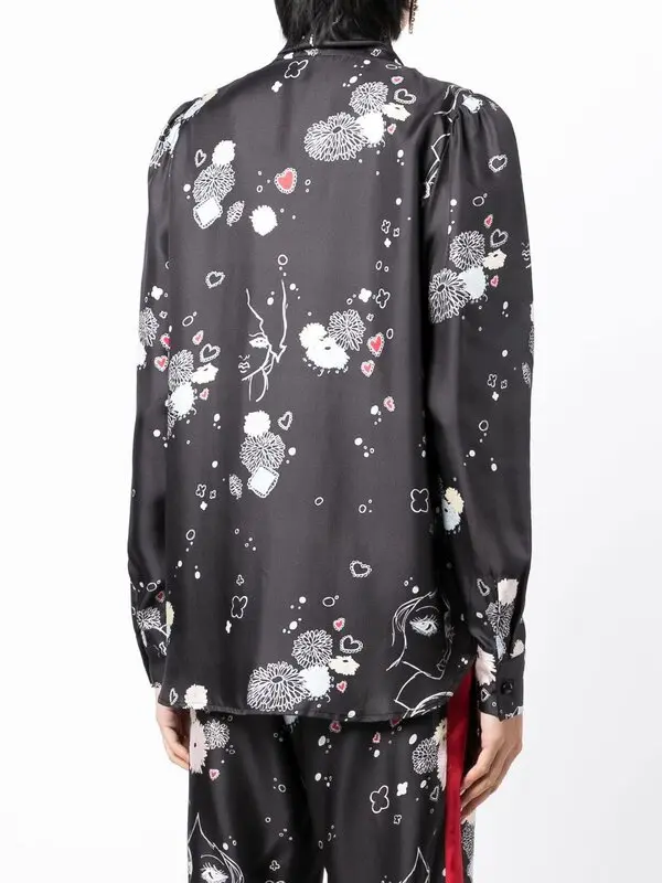 MACGRAW Illumination Bow-detail Shirt