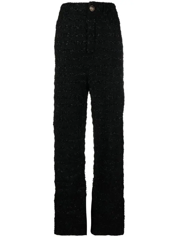 Balenciaga Tweed Straight-leg Trousers