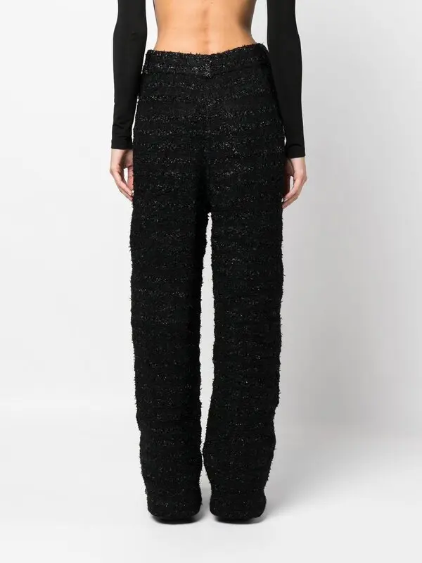 Balenciaga Tweed Straight-leg Trousers
