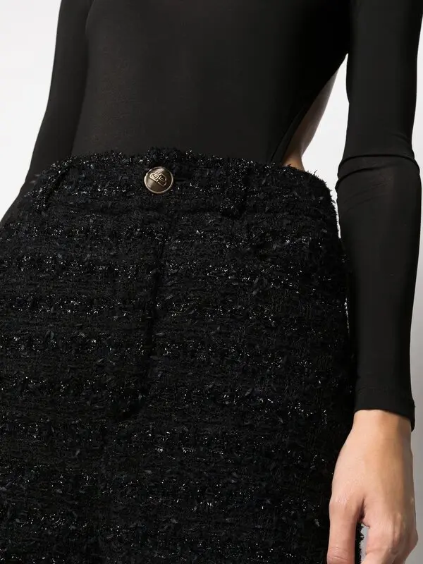 Balenciaga Tweed Straight-leg Trousers