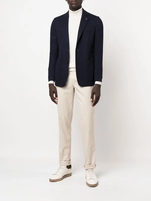 Colombo Single-breasted Wool Blazer