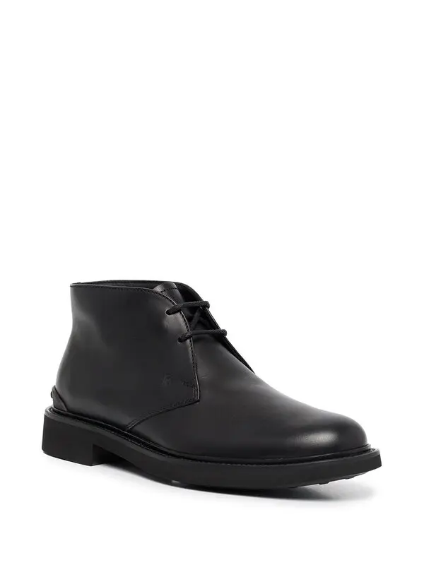 TOD'S Lace-up Ankle Boots - Black