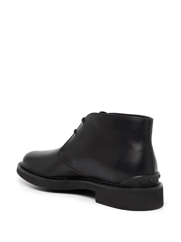 TOD'S Lace-up Ankle Boots - Black