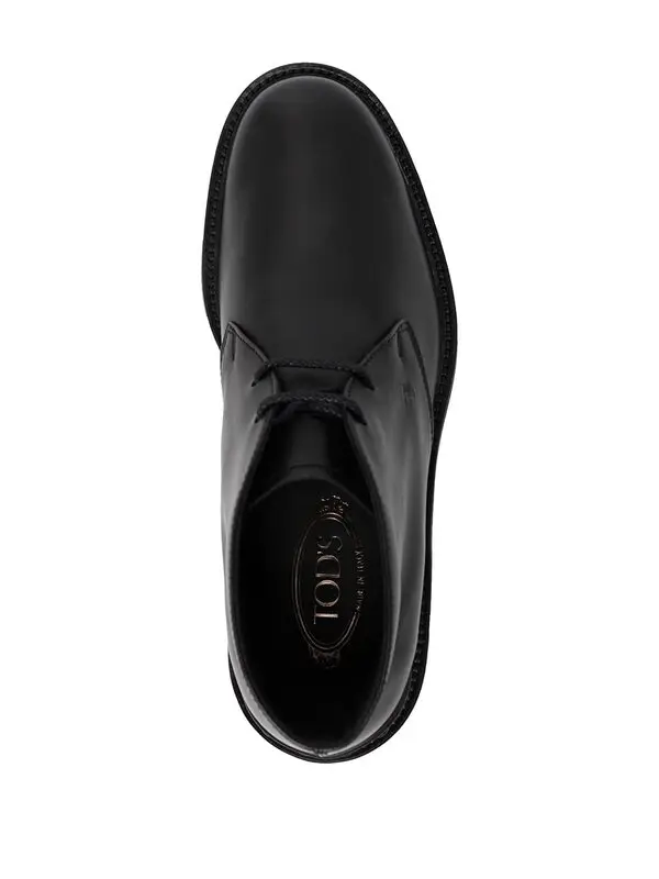 TOD'S Lace-up Ankle Boots - Black