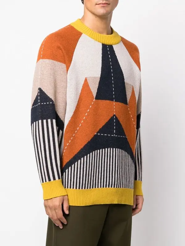 Henrik Vibskov Intarsia-knit Jumper