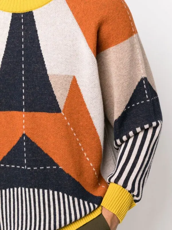 Henrik Vibskov Intarsia-knit Jumper