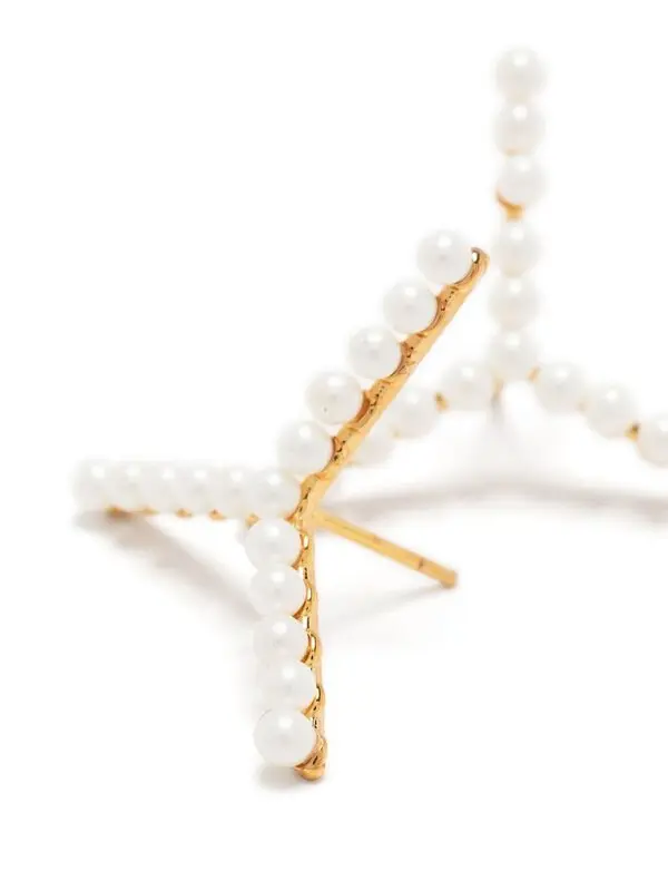 Y/project Brass Pearl Earring