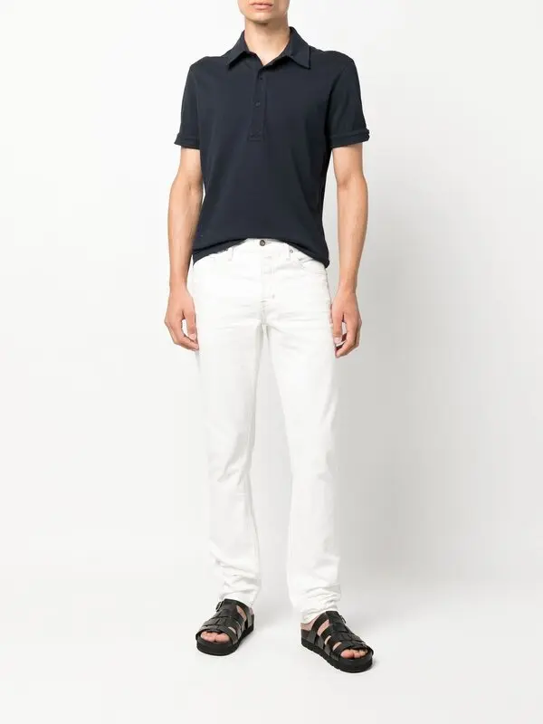 Orlebar Brown Sebastian Cotton Polo Shirt - Brown
