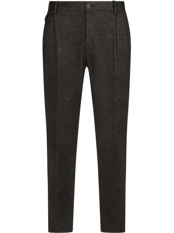 Dolce & Gabbana Straight-leg Trousers - Black