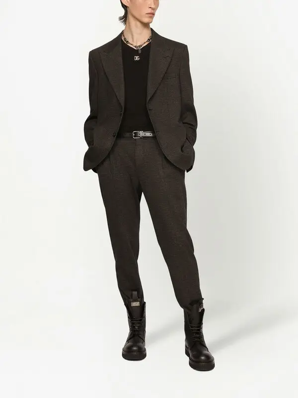 Dolce & Gabbana Straight-leg Trousers - Black