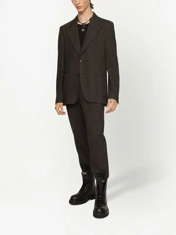 Dolce & Gabbana Straight-leg Trousers - Black