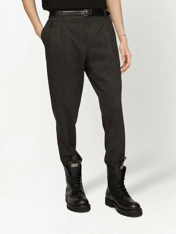 Dolce & Gabbana Straight-leg Trousers - Black