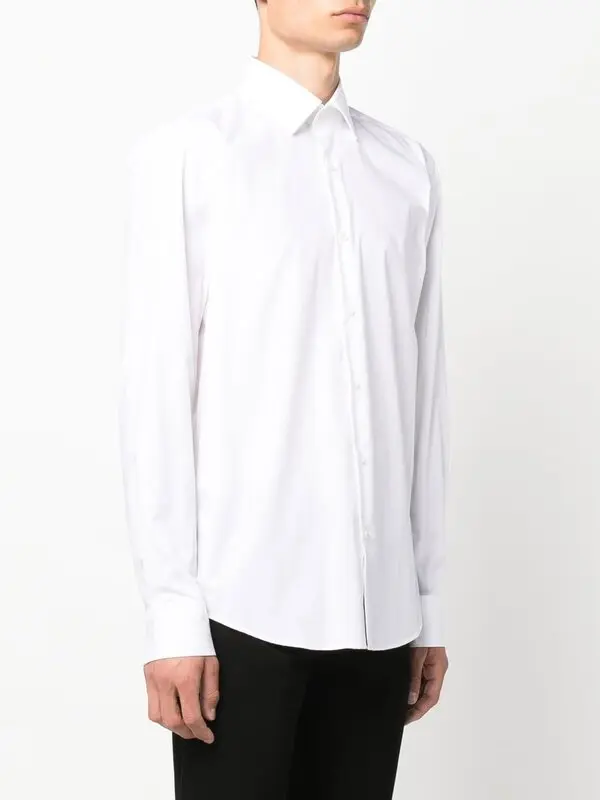 BOSS Kent Slim-fit Shirt - White