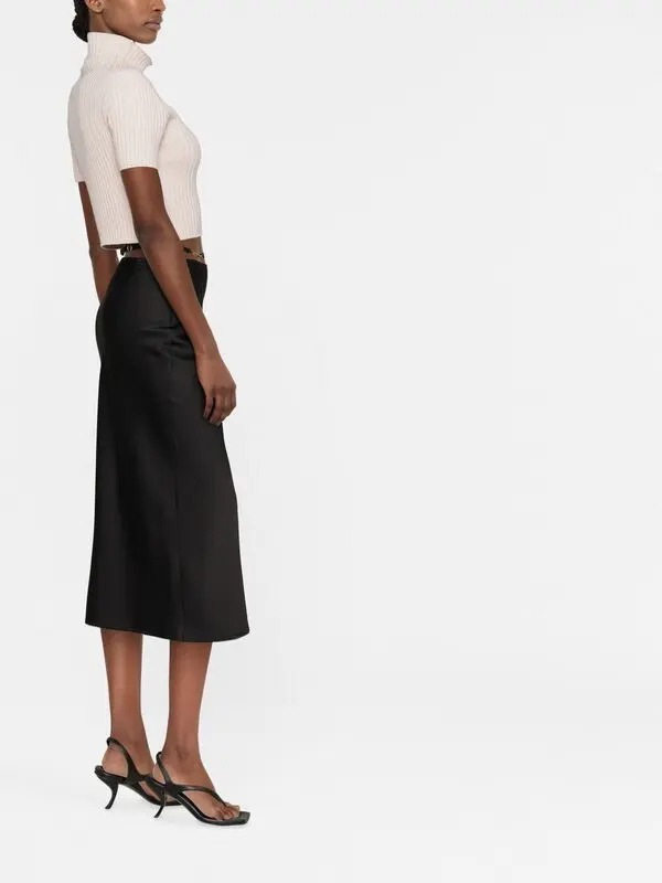 Jacquemus La Jupe Notte Midi Skirt - Black