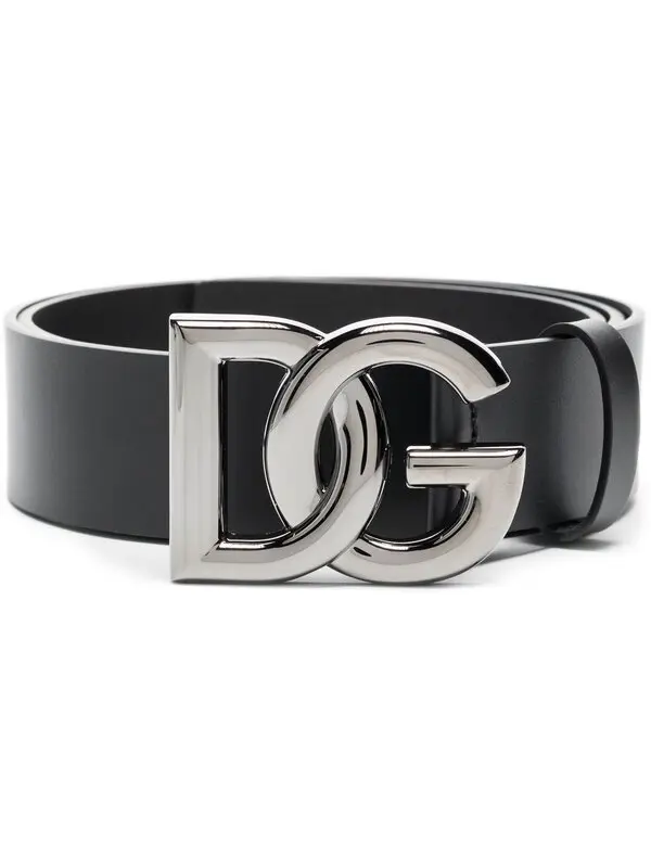 Dolce & Gabbana Logo-buckle Belt - Black