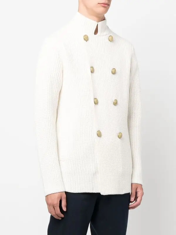 Brunello Cucinelli Double-breasted Knitted Cardigan