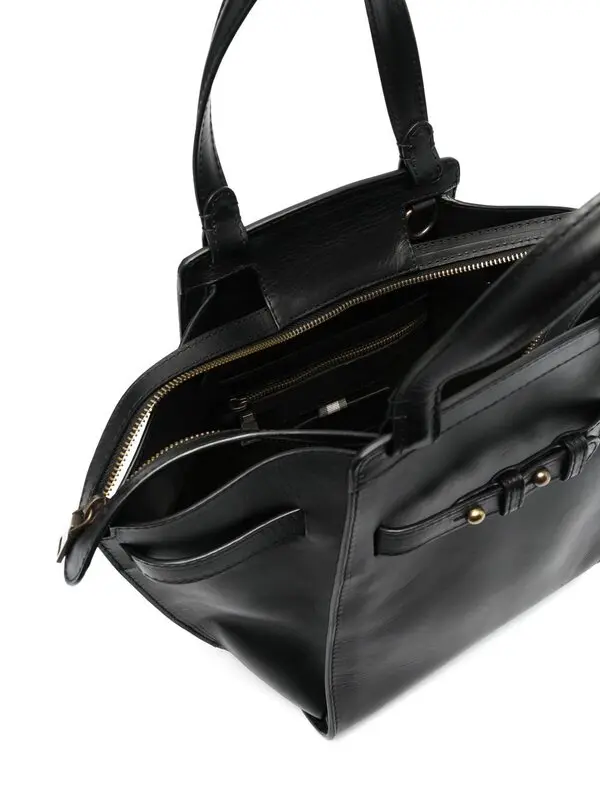 Officine Creative Zipped Top-handle Tote - Black