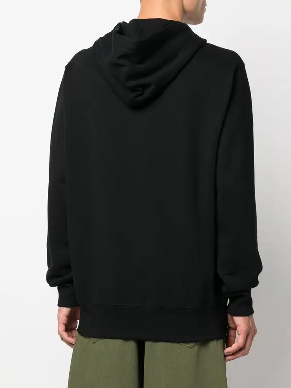 Moschino Embroidered Slogan Hoodie