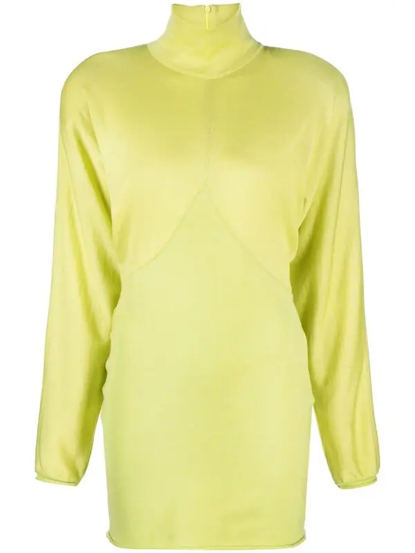 Philosophy Di Lorenzo Serafini Draped-sleeve Knitted Dress