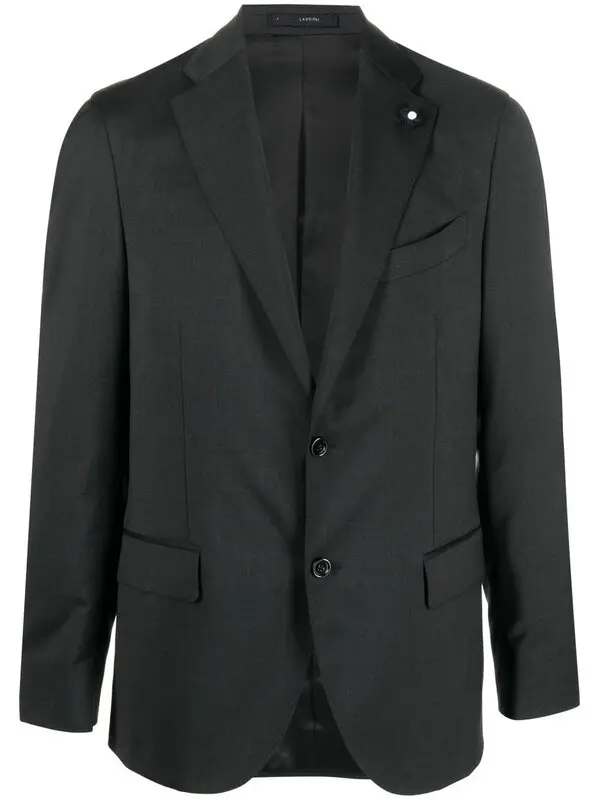 LARDINI Single-breasted Blazer - Grey