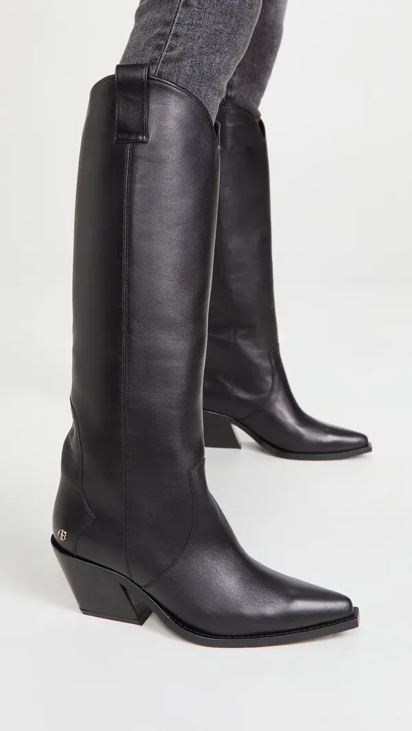 ANINE BING Tall Tania Boots - Black
