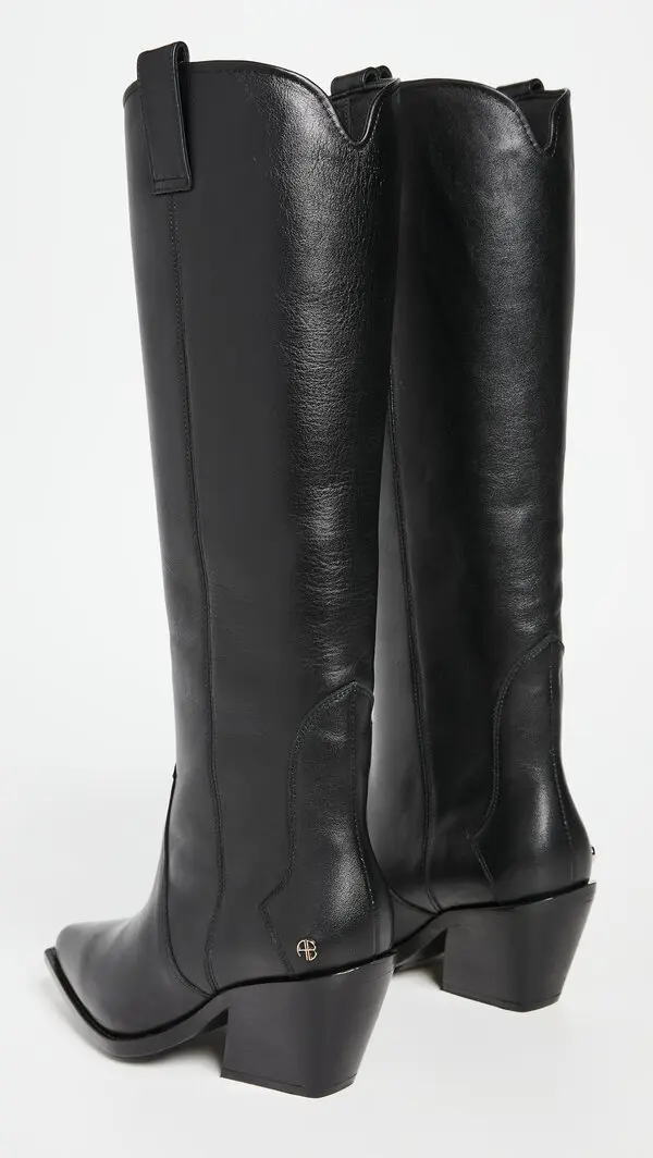 ANINE BING Tall Tania Boots - Black