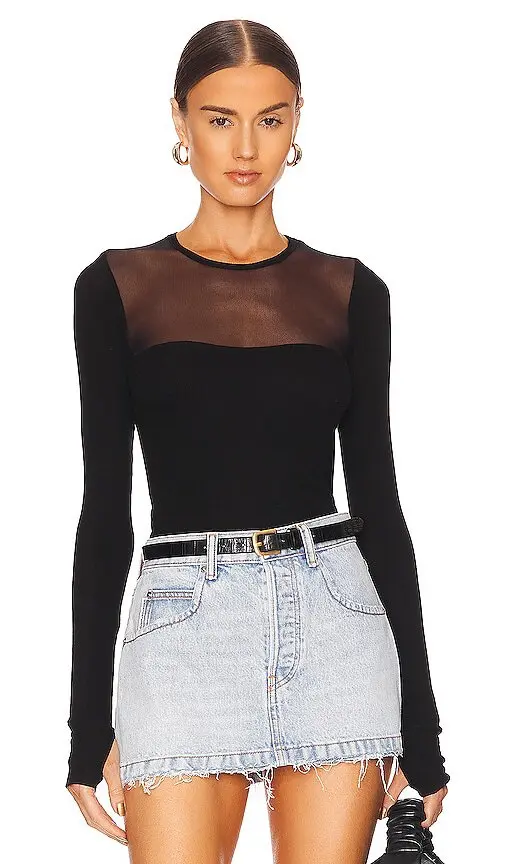 Michael Lauren Oslo Mesh Top