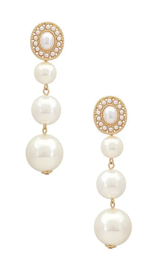 Ettika Graduating Dangle Earrings