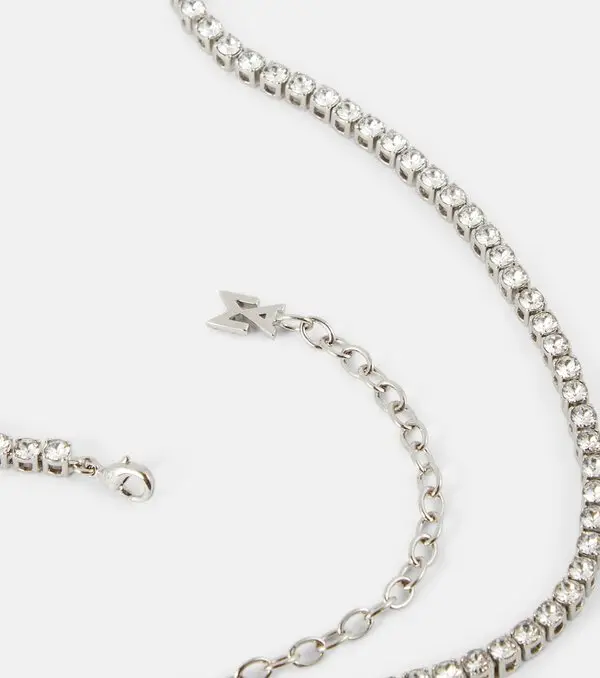 Amina Muaddi Crystal-embellished Waist Chain