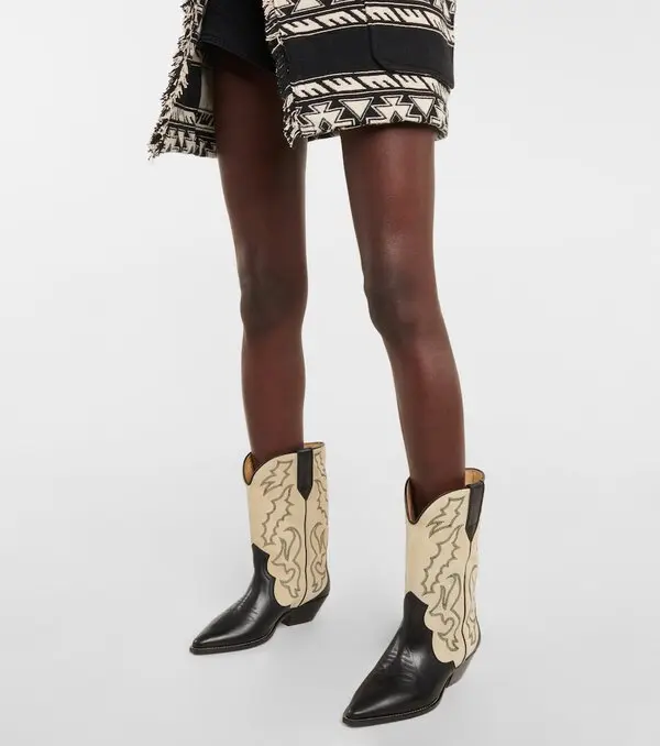 Isabel Marant Duerto Leather Cowboy Boots