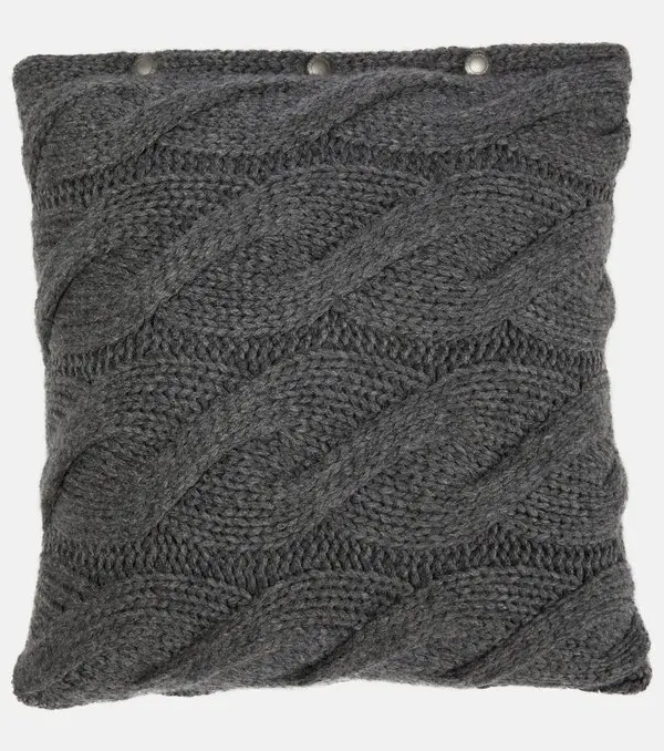Brunello Cucinelli Cable-knit Cashmere Cushion