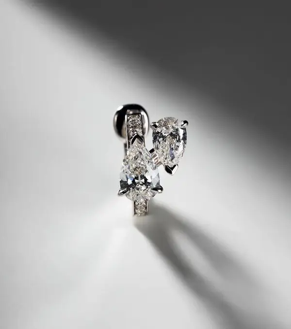REPOSSI Serti Sur Vide Single Earring